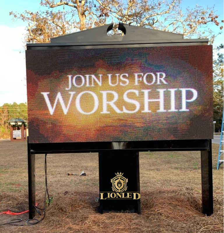 Лайонный светодиодный знак FT-Series P4.76 Front Service LED Sign без ...